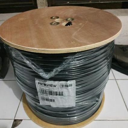 Jual KABEL COAXIAL RG6 PLUS KAWAT GANTUNG BERKWALITAS | Shopee Indonesia