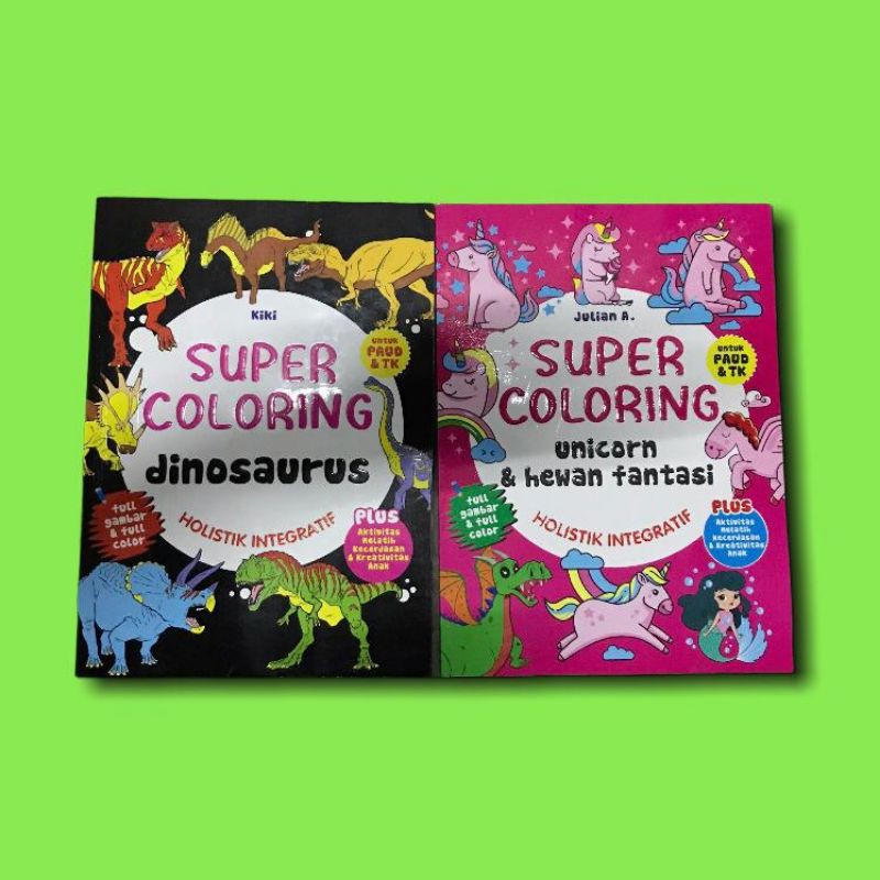Jual Paket Buku Anak Super Coloring Untuk PAUD Dan TK Holistik | Shopee ...