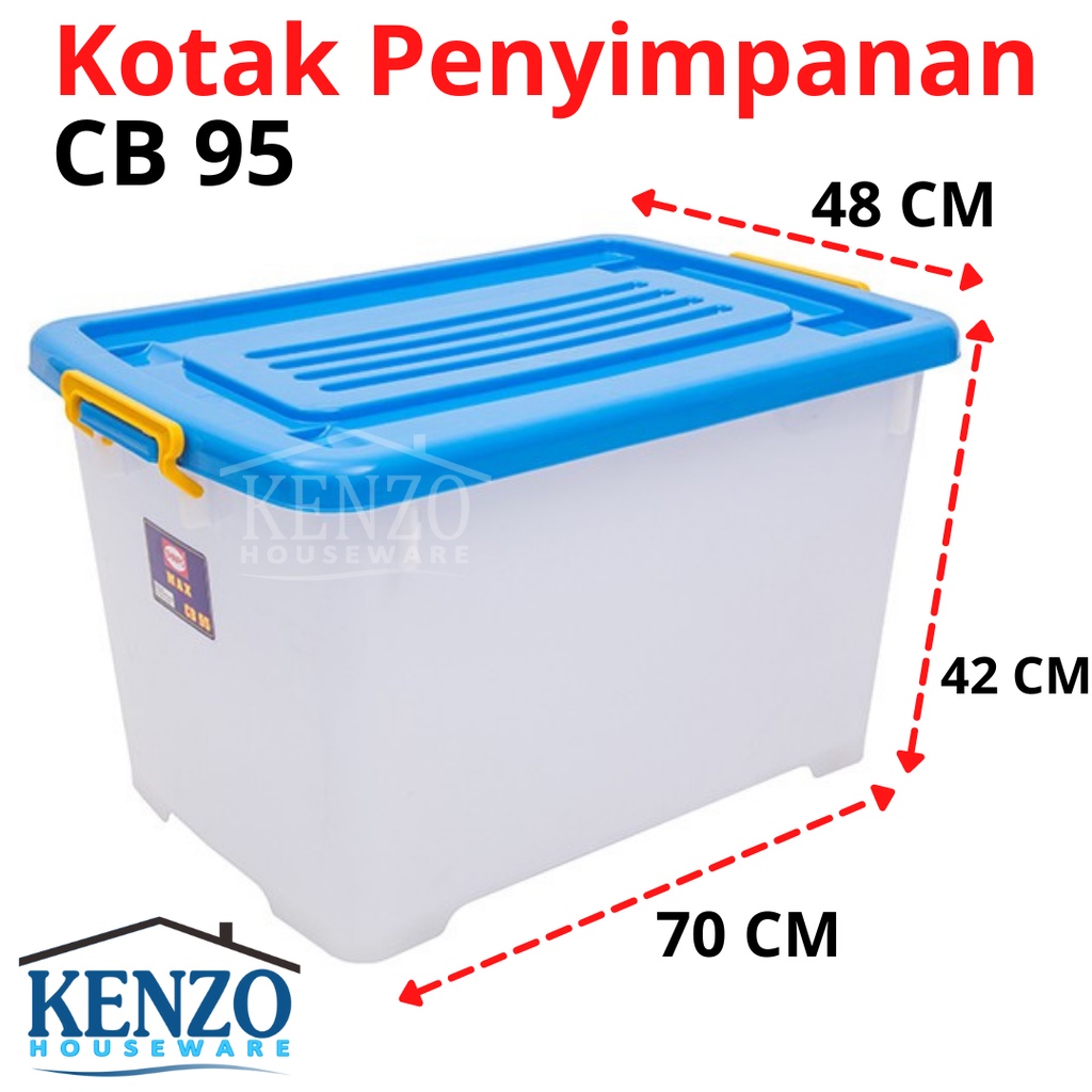 Jual Container Box Shinpo CB 95 Liter Kontainer Storage Box CB 95 ...
