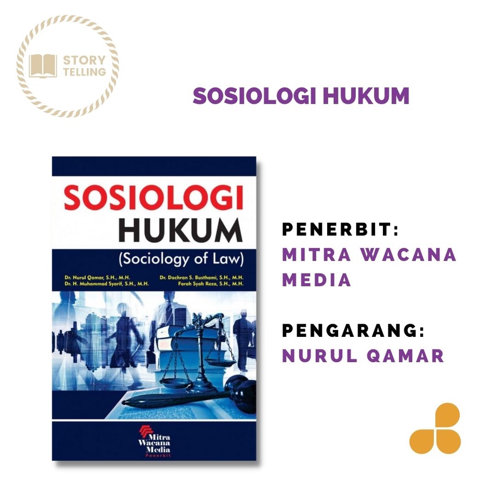Jual Buku SOSIOLOGI HUKUM, By - DR. NURUL QAMAR | Shopee Indonesia