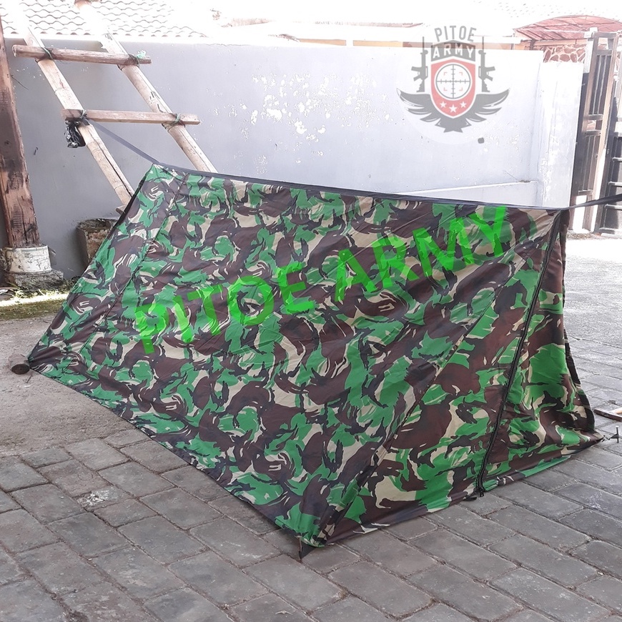 Jual Tenda Perorangan TNI Flyheet TNI Tenda Perorangan Loreng TNI ...