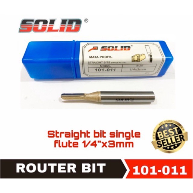 Jual Mata Profil/Router/Trimmer Lurus AS 1/4" (Straight Bits Single ...