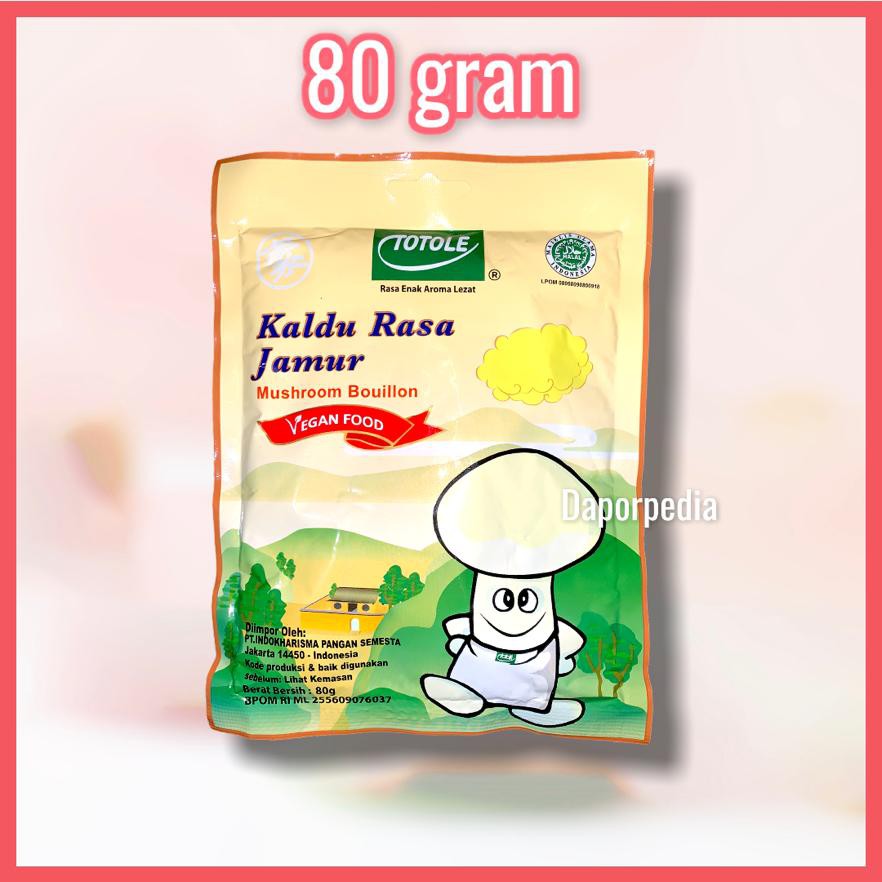 Jual Totole kaldu jamur 80gr 80g 80 gram bumbu totole rasa jamur non ...