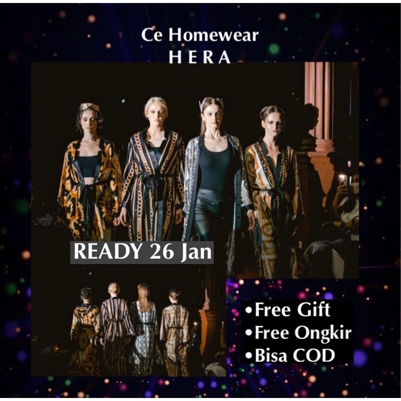 Jual CE HOMEWEAR HERA SERIES - PREMIUM LONG OUTER (READY STOCK ...