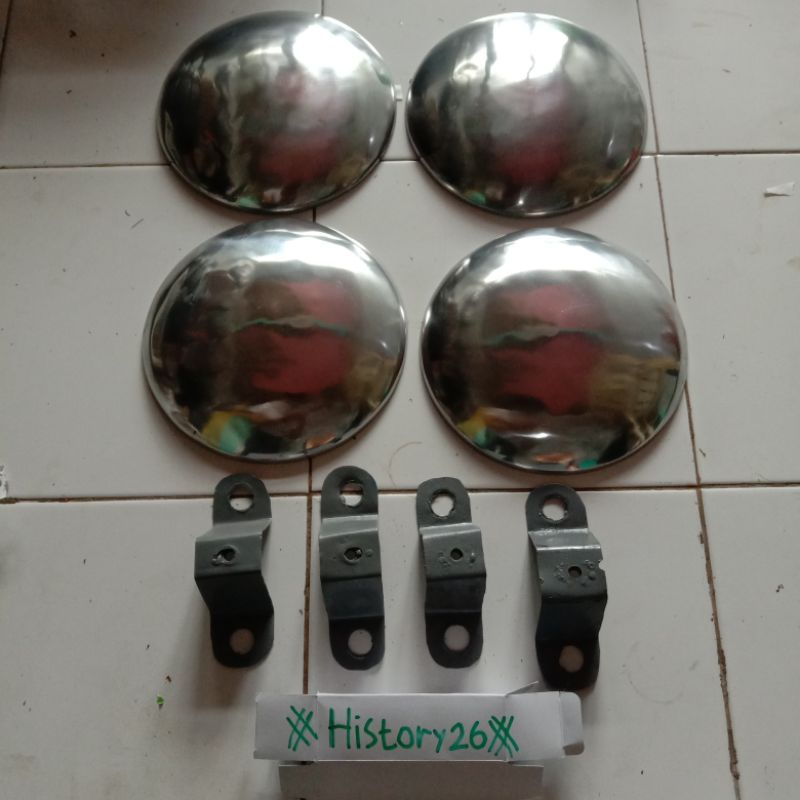 Jual 4biji dop Moon Velg kaleng lubang Pcd 4 Baut - Velg Kaleng avanza ...