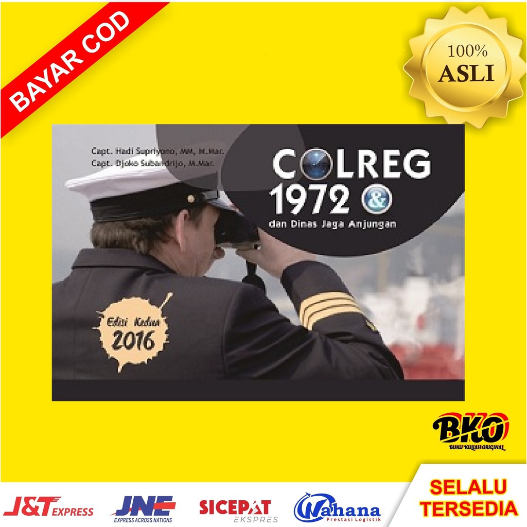 Jual Buku COLREG 1972 dan Dinas Jaga Anjungan Hadi Supriyono ORIGINAL ...