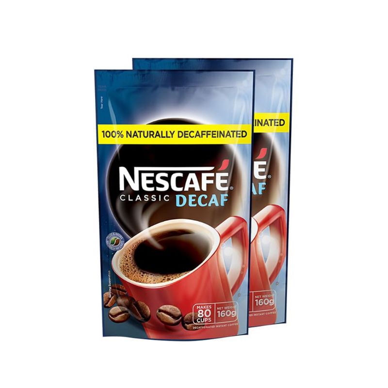 Jual nescafe classic decaf -160gr/80gr - 100% naturally decaffeinated ...