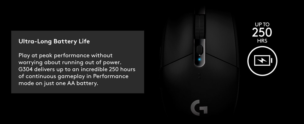 Jual Logitech G304 Lightspeed Mouse Gaming Wireless Sensor 12K DPI ...