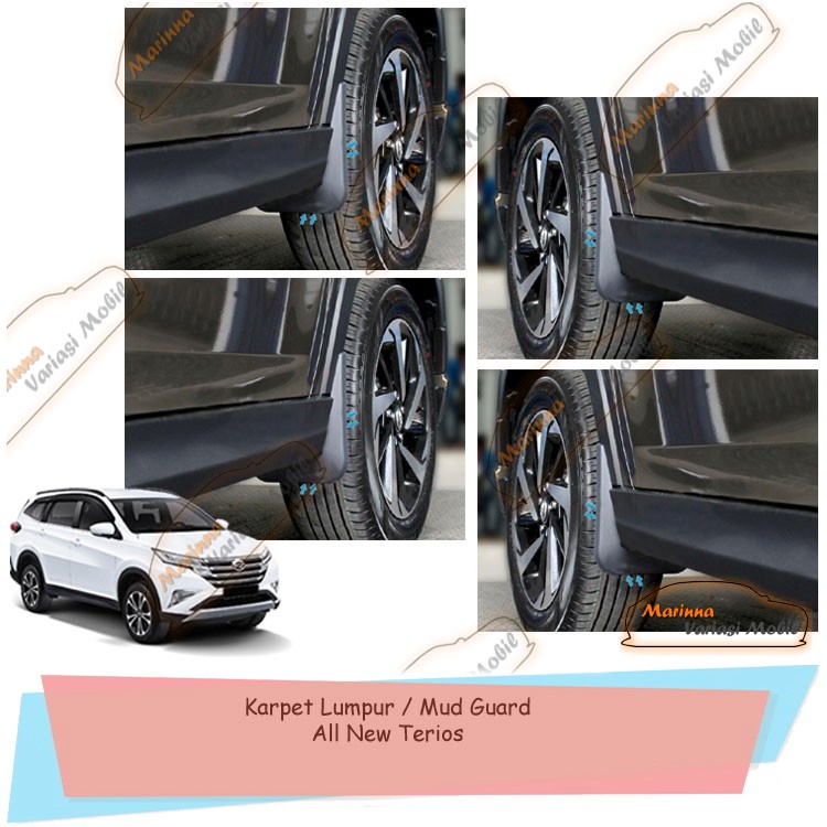 Jual Karpet Lumpur Mud Guard Mobil All New Terios | Shopee Indonesia