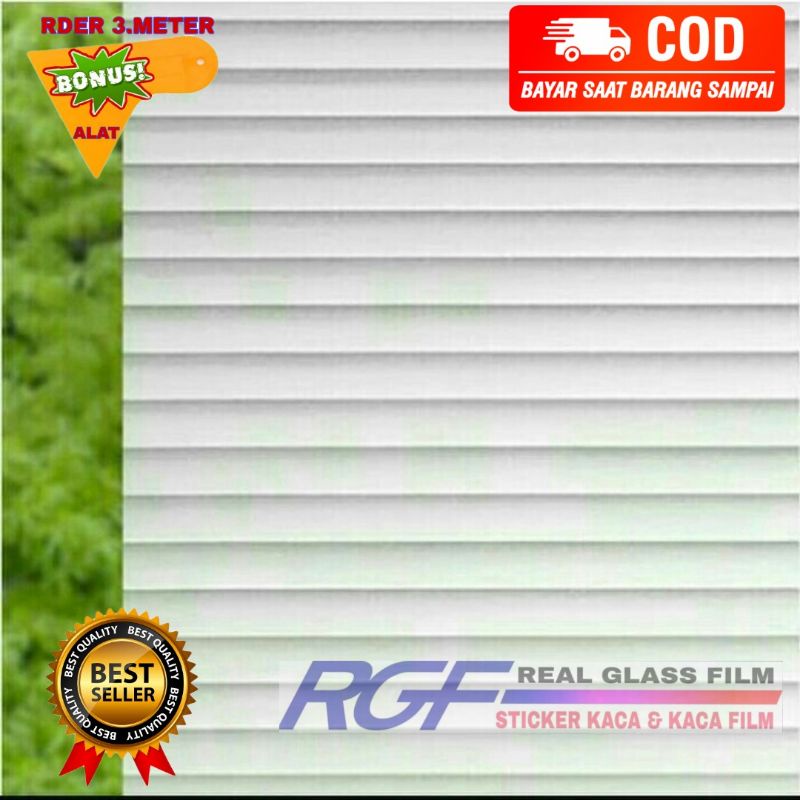 Jual sticker/kaca film/stiker motif garis/stiker kaca/stiker jendela ...