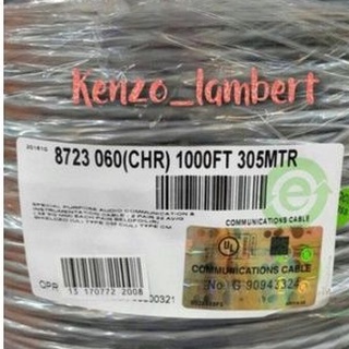 Jual kabel BELDEN 8723 2pair 22awg twisted shielded METERAN | Shopee ...