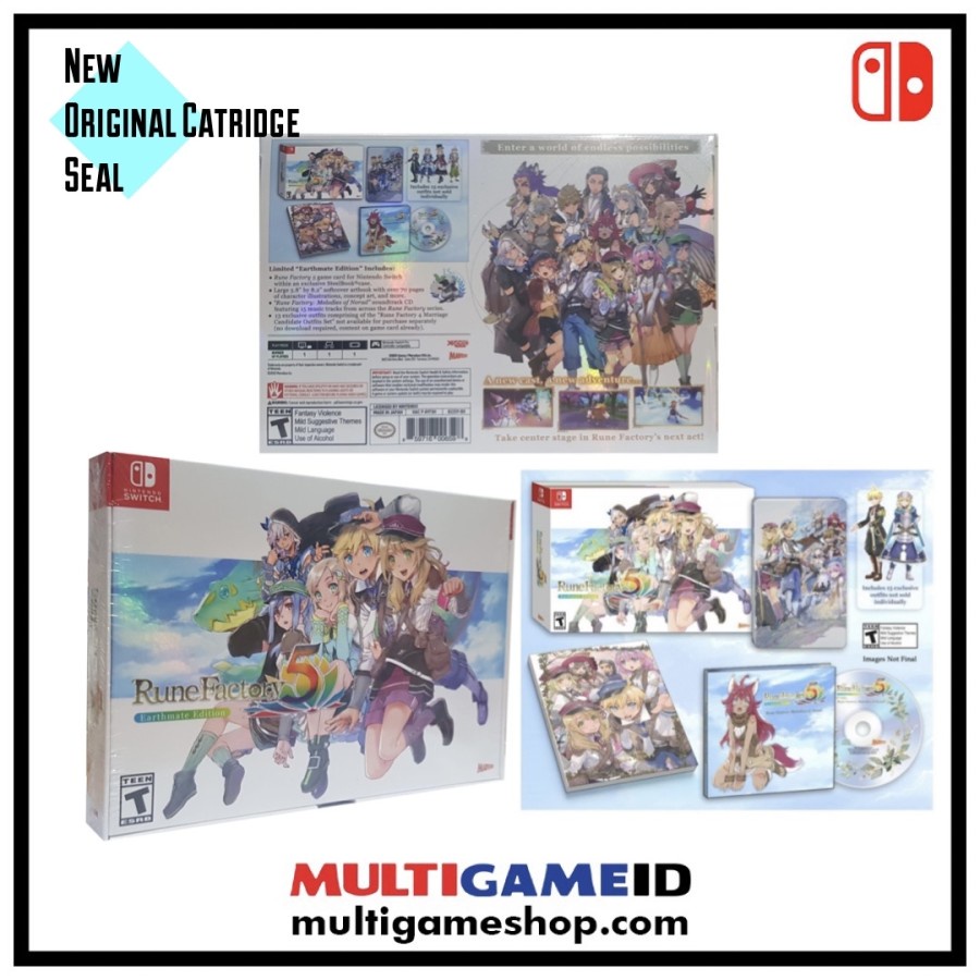 Jual Switch Rune Factory 5 Earthmate Edition English US Version | Shopee Indonesia