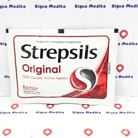 Jual Strepsil Tablet Hisap Rasa Original Isi 6tablet (permen pelega ...