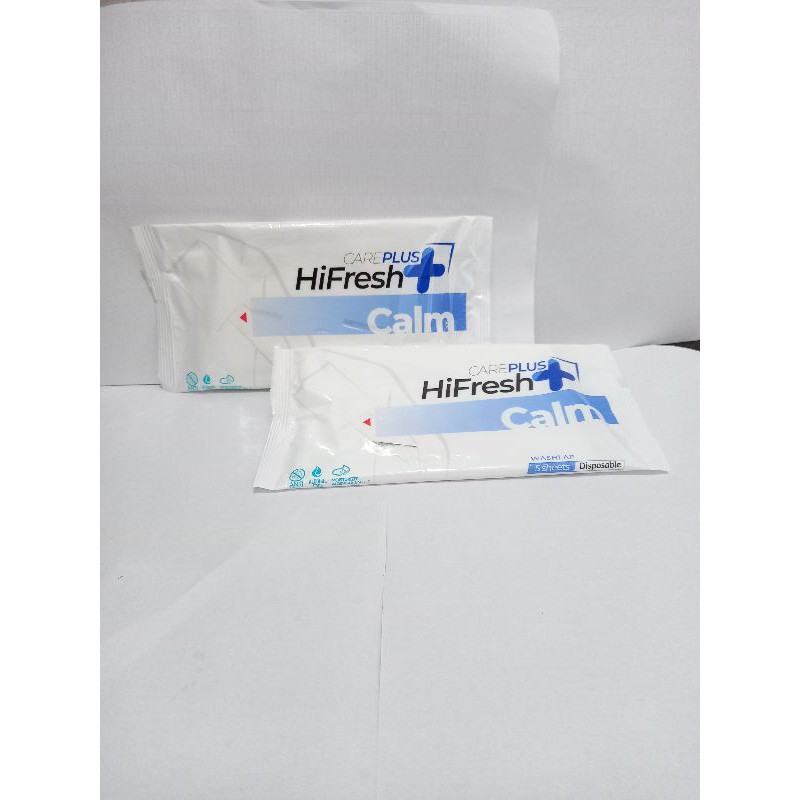 Jual Care Plus HiFresh Washlap Handuk sekali pakai Disposable isi 5 ...