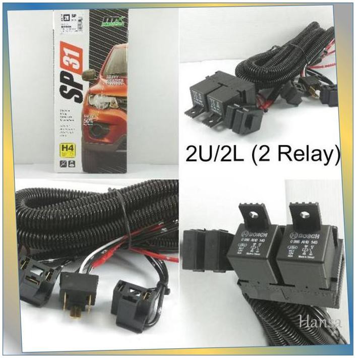 Jual Kabel Relay Lampu Head Lamp Utama Soket H4 - Headlamp H4 Bosch ...