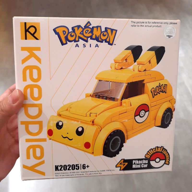Jual BRICK KEEPPLEY POKEMON PIKACHU MINI CAR | Shopee Indonesia