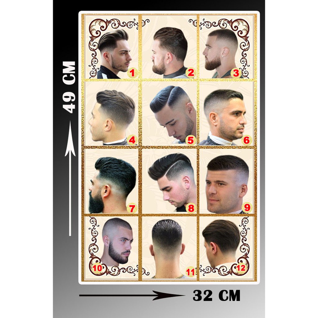 Jual Poster Barbershop / Poster Pangkas Rambut / Poster Salon / Dengan ...