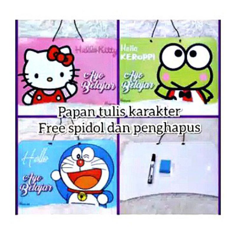 Jual papan tulis karakter ( free spidol dan prnghapus) | Shopee Indonesia