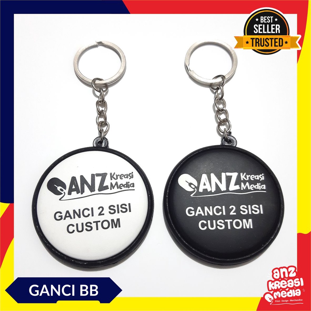 Jual Gantungan Kunci Bolak Balik Custom Souvenir Murah / Ganci 2 Muka / Ganci 2 Sisi | Shopee ...