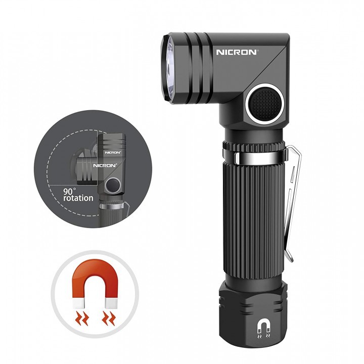 Jual 542 NICRON N7 (B74e) - Mini Twist 90-degree Magnetic Tail Flash ...