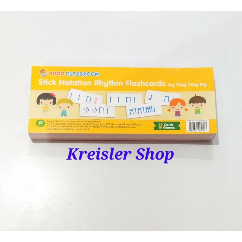 Jual Stick Notation Rhythm Flashcards by Ying Ying Ng Poco Studio Music ...