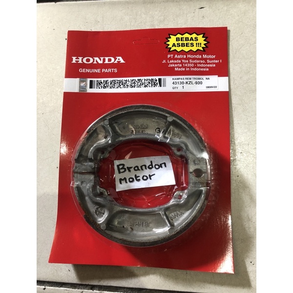 Jual Kampas rem belakang Beat Vario scoopy Spacy karbu injeksi original ...
