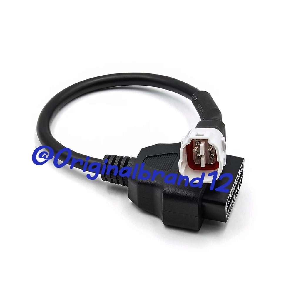 Jual Adapter kabel obd2 DLC motor YAMAHA ECU Socket 16 pin to 4 pin ...