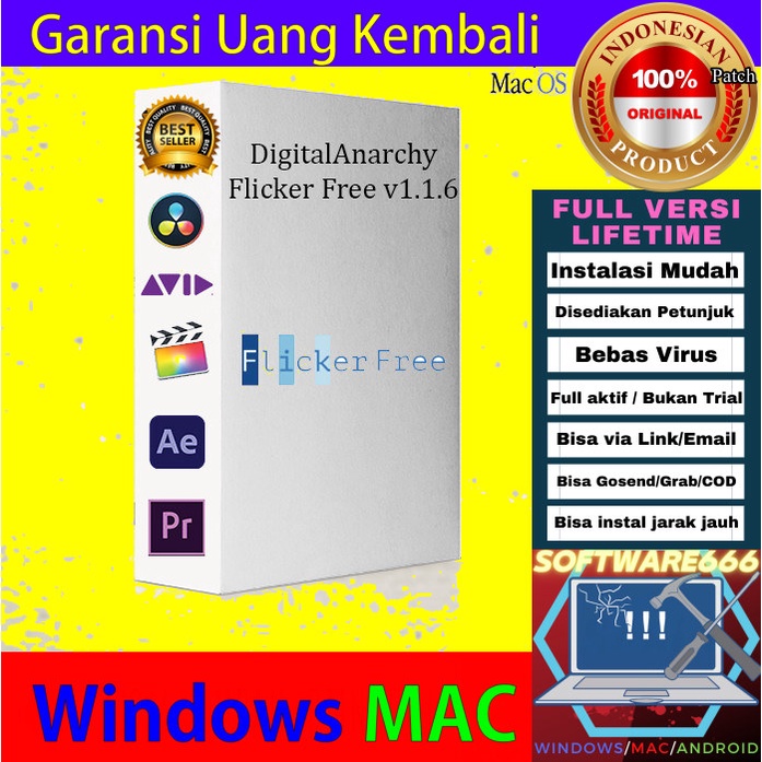 Jual Software Penghilang Flicker Video: Flicker Free v1.1.6 [WIN ...