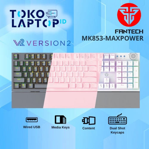 Jual FANTECH MK853 MAXPOWER MECHANICAL GAMING KEYBOARD | Shopee Indonesia