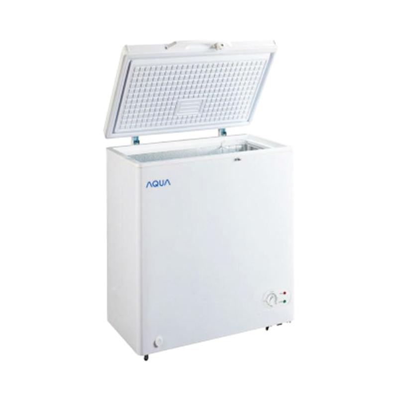 Jual Chest Freezer Aqua Sanyo 100 Liter AQF 100 Low Watt | Shopee Indonesia