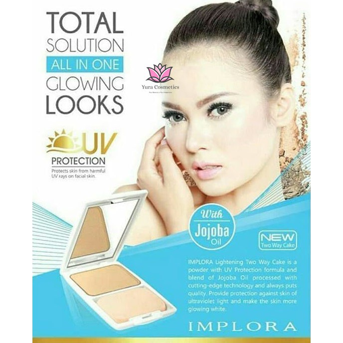 Jual IMPLORA Lightening Two Way Cake | Shopee Indonesia
