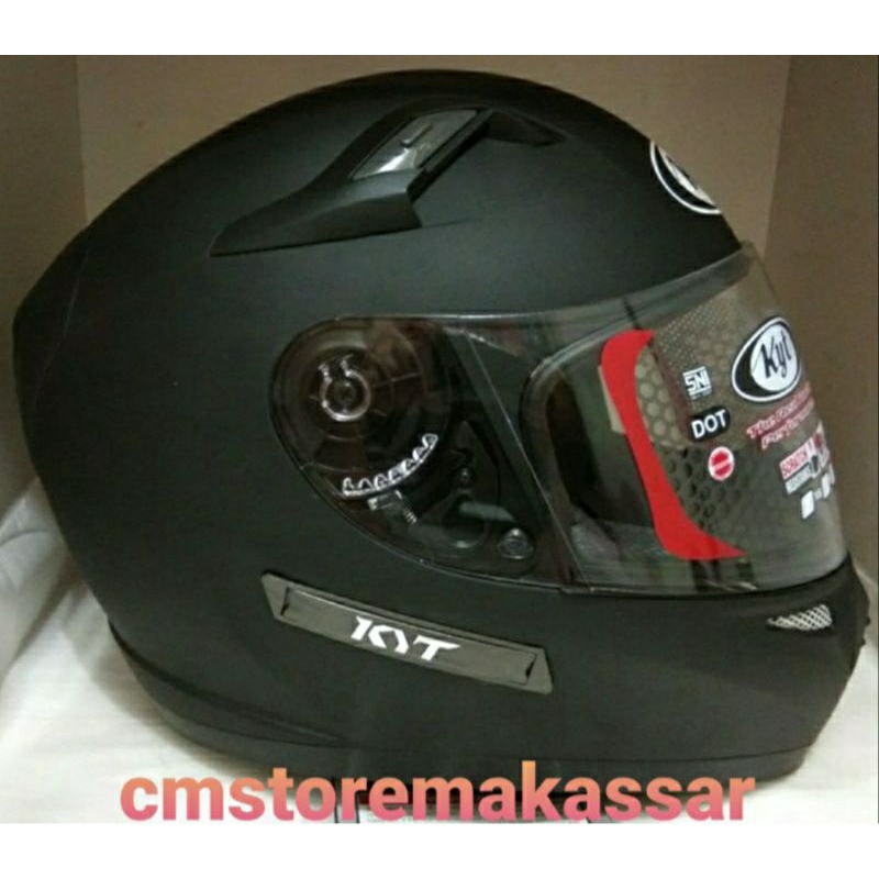 Jual Helm KYT K2R K2 Rider Black Matt Full Face | Shopee Indonesia