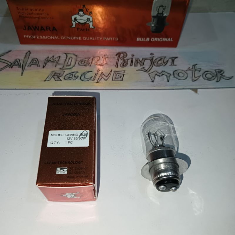 Jual BOLA LAMPU DEPAN UTAMA BULAT MOTOR LAMPU DEPAN STANDART GRAND ...