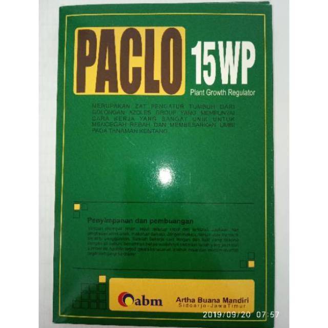 Jual ZPT Paclobutrazol PACLO 15WP Booster Perangsang buah bunga diluar ...