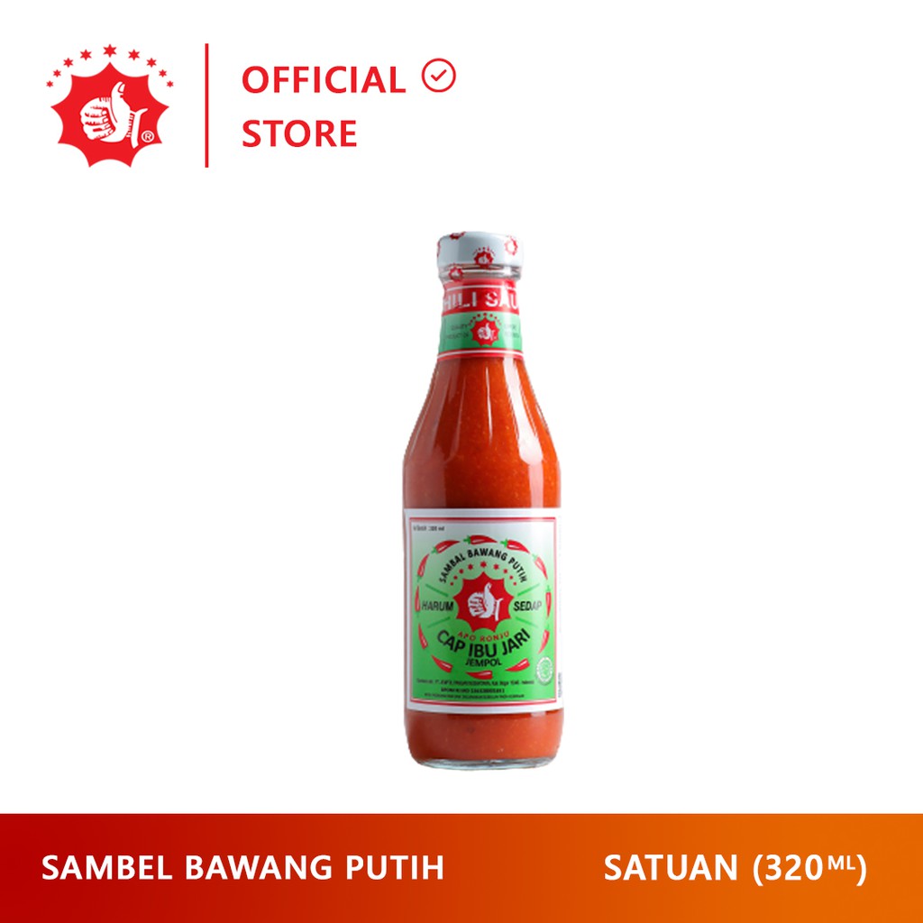 Jual Sambal Cap Ibu Jari Jempol Bawang Putih 320ml | Shopee Indonesia