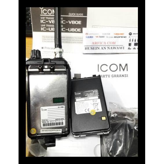 Jual 100% BERKUALITAS JUAL HT ICOM IC V80 VHF ORIGINAL GARANSI RESMI ...