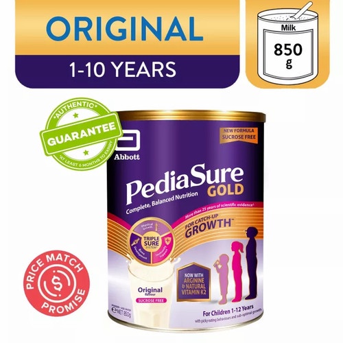 Jual READYSTOCK PediaSure Triple Sure Sucrose Free 850g SINGAPORE ...