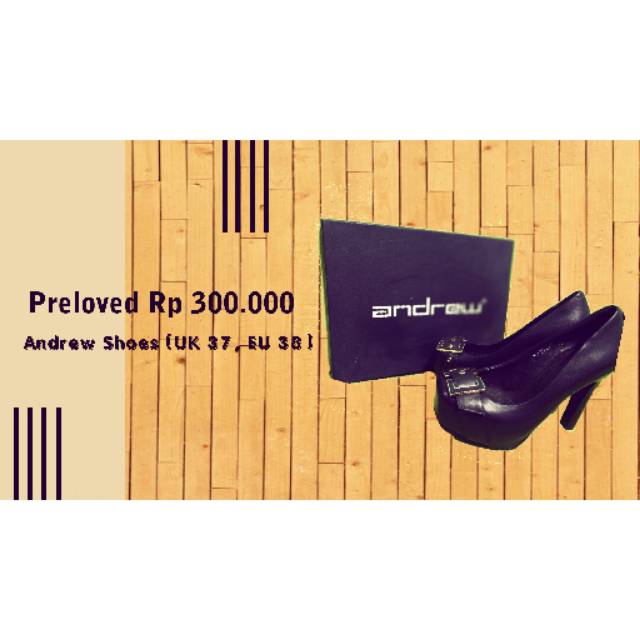Jual Sepatu Kerja // HighHeels Andrew (Preloved) | Shopee Indonesia