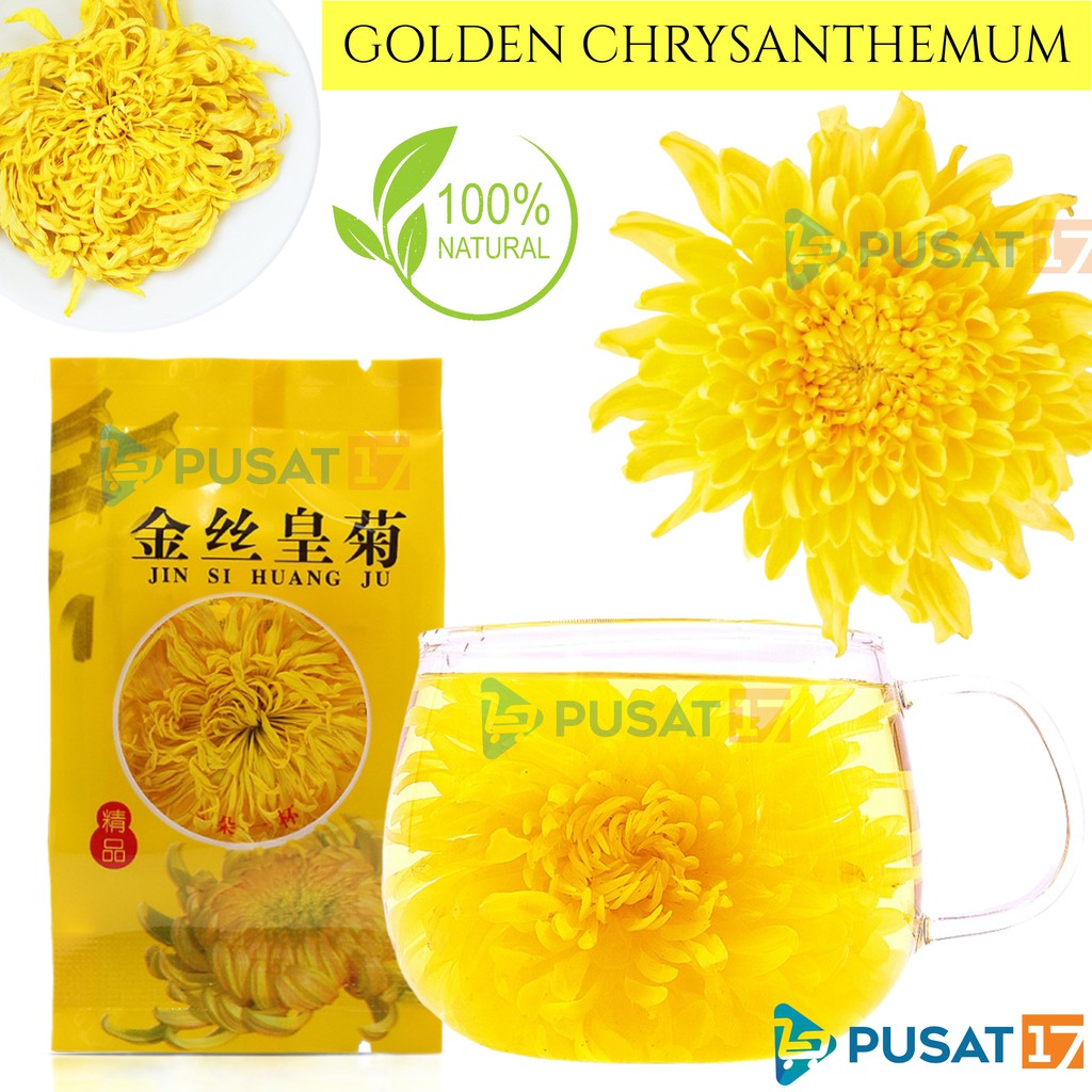 Jual GOLDEN CHRYSANTHEMUM FLOWER TEA / TEH BUNGA KEMBANG DRIED / TEH ...