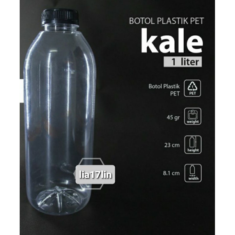 Jual Botol Kale 1 L Botol Plastik Kale 1 Liter Botol 1000ML / 500ML ...