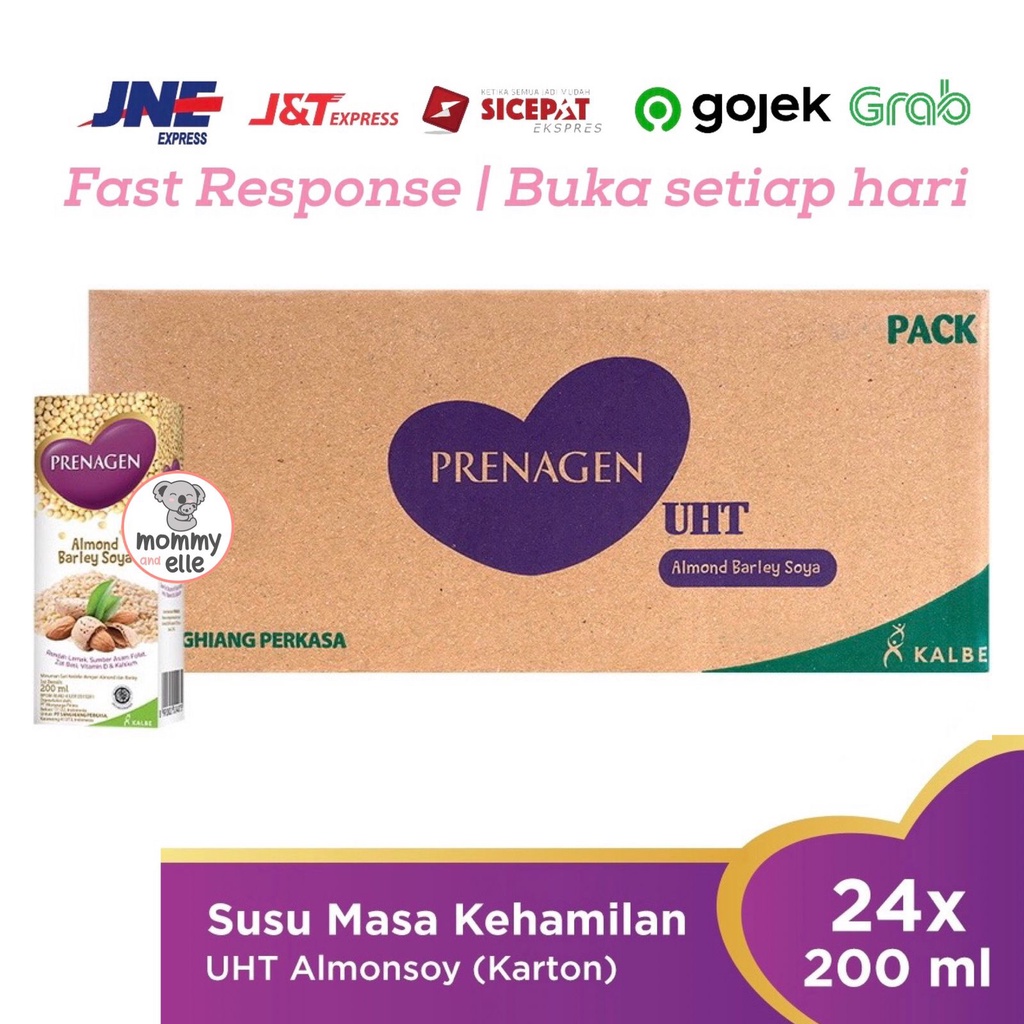 Jual Prenagen Mommy UHT Almond Barley Soya 1 karton (susu cair ibu hamil) | Shopee Indonesia