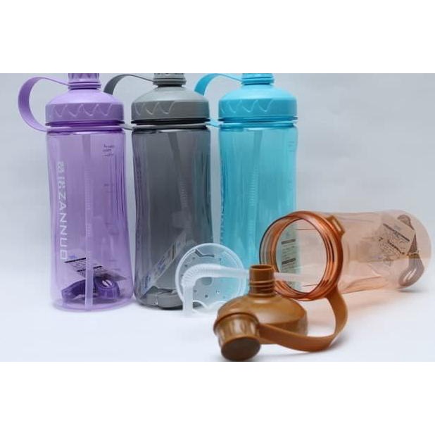 Jual Botol Minum Zannuo Jumbo Water Bottle 1,5 LITER (B25) - Cokelat ...