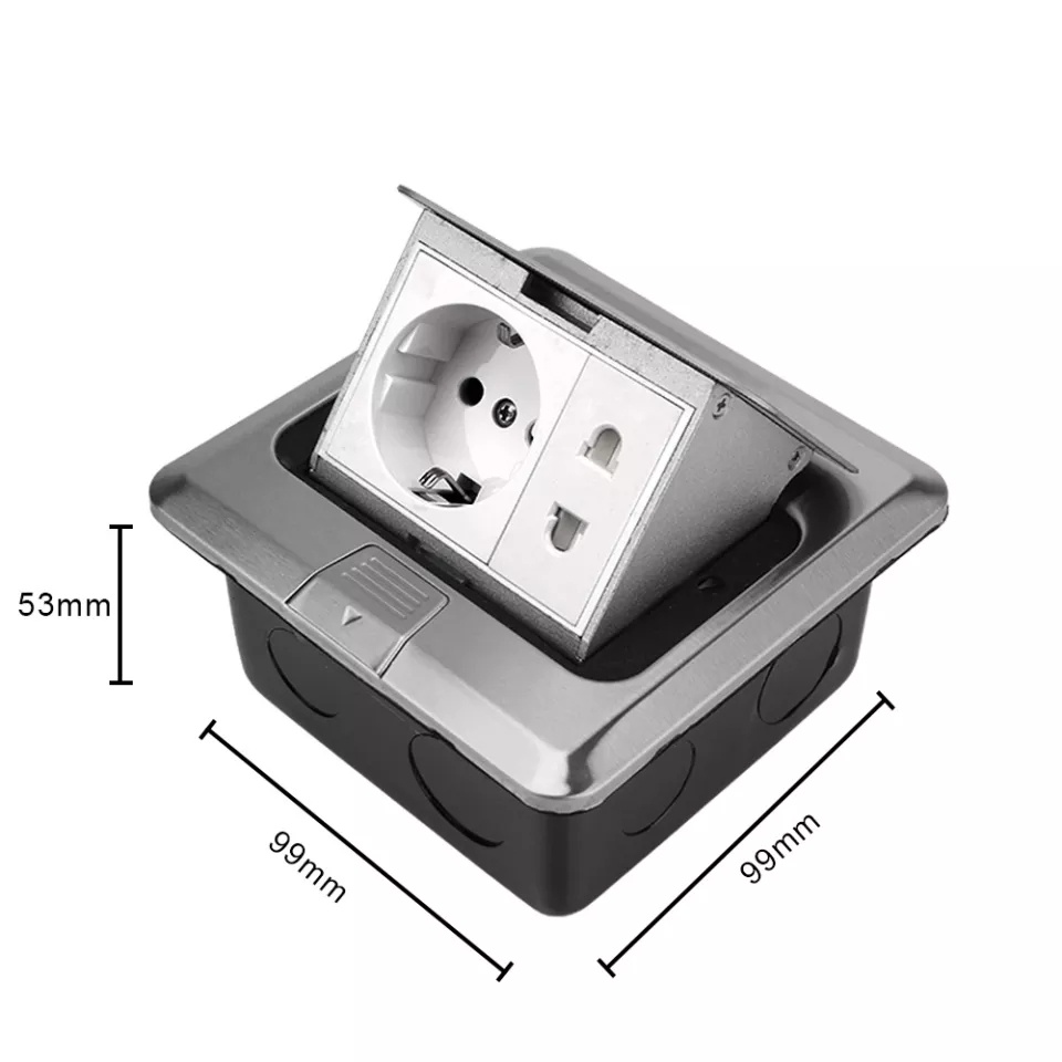 Jual Stop Kontak Lantai Floor Outlet Stop Kontak Tanam Stainless ...