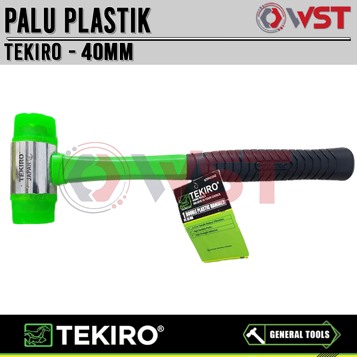 Jual Tekiro Palu Plastik 40mm / Double Plastic Hammer | Shopee Indonesia