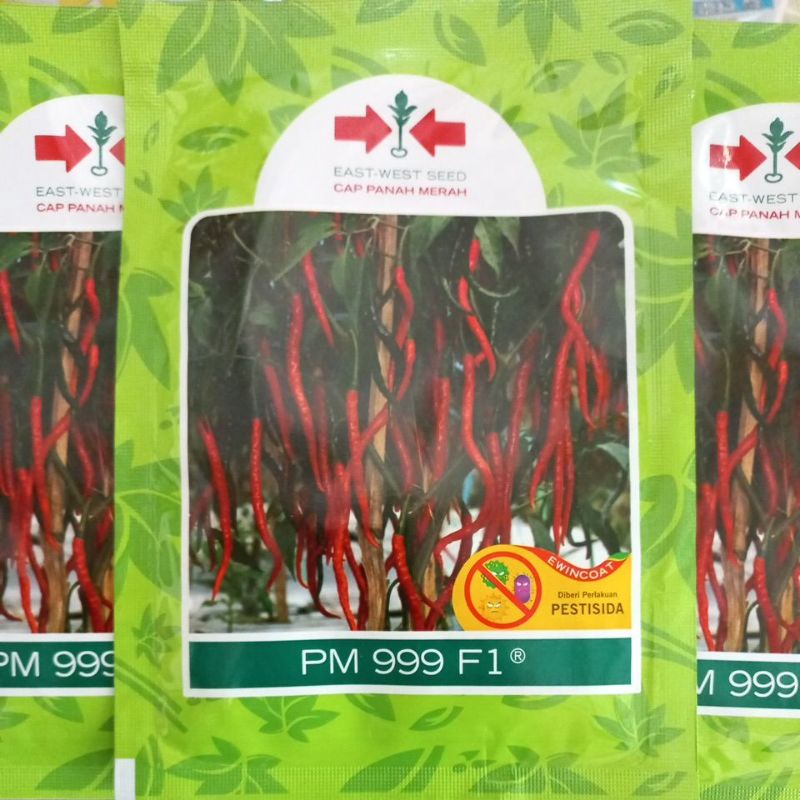 Jual Benih Cabe Merah Keriting PM 999 (PM999) F1 10 Gram Cap Panah ...