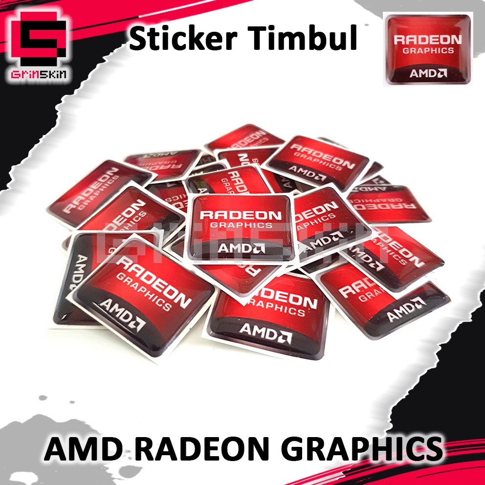 Jual Sticker Timbul Emblem AMD Radeon Graphics | Shopee Indonesia