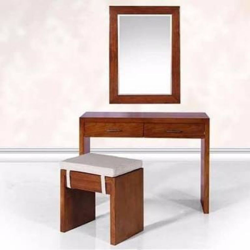 Jual meja rias minimalis kayu jati solid - meja rias simpel dan elegan ...