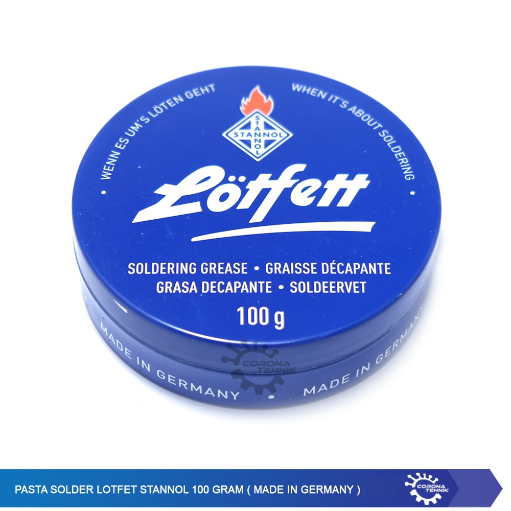 Jual Pasta Solder Lotfet Stannol 100 Gram - Made In Germany | Shopee ...
