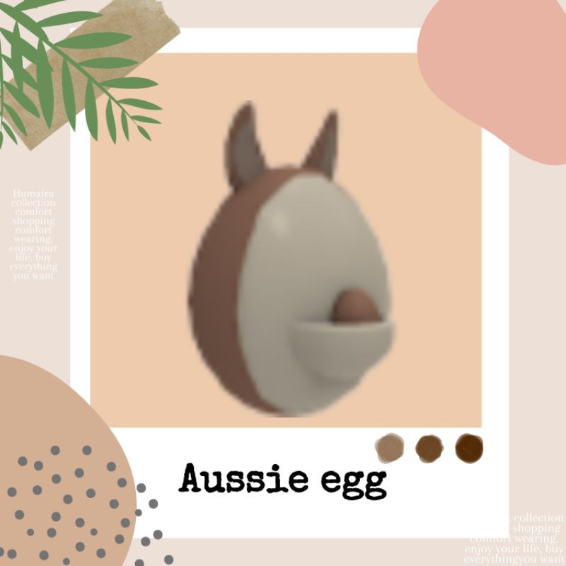 Jual AUSSIE EGG (ADOPT ME) | Shopee Indonesia