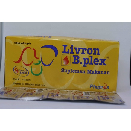 Jual Livron B.Plex Suplemen Kesehatan 1 box | Shopee Indonesia